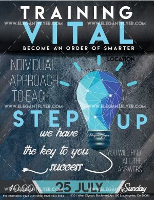 Business Training – Free Flyer PSD Template - PSDFlyer