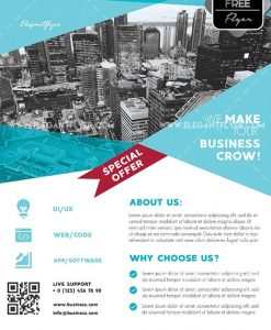 Free Business PSD Flyer Template - PSDFlyer