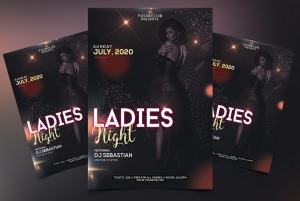 Ladies Night – Free PSD Flyer Template - PSDFlyer