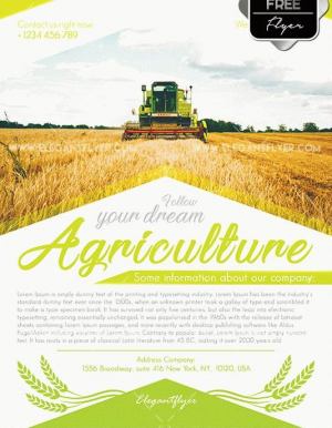 Free Agriculture Flyer Templates - PSDFlyer