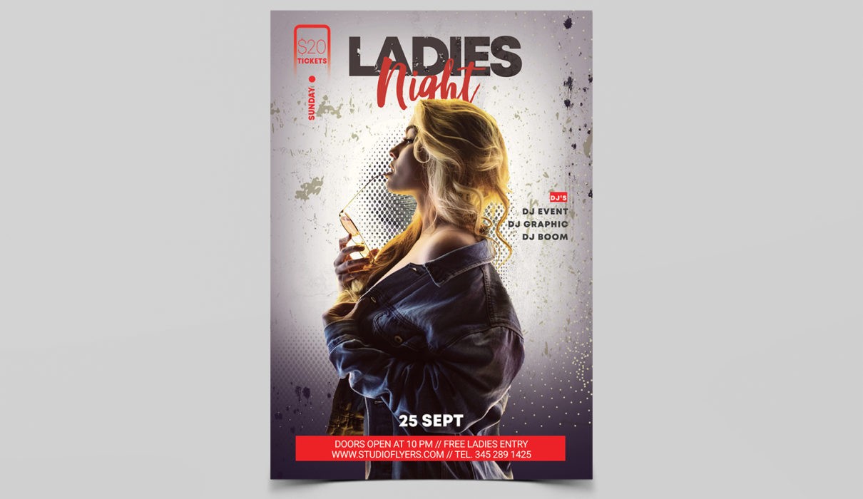 Event for Ladies Free PSD Flyer Template - PSDFlyer