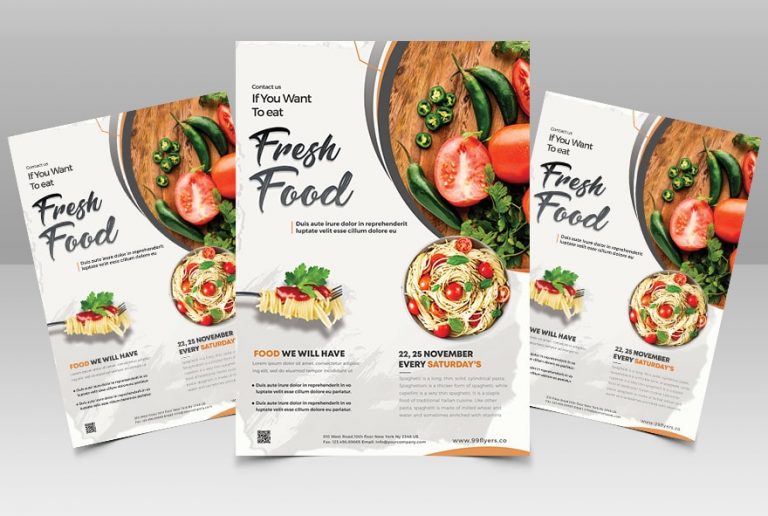 Special Fresh Food Free PSD Flyer Template - PSDFlyer