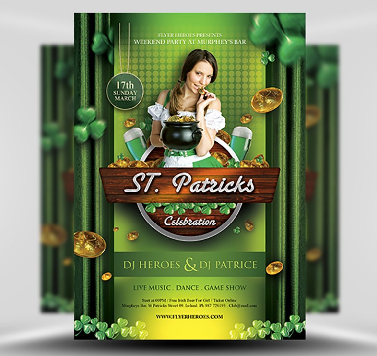 Best Free ST. Patricks Day PSD Flyers Templates - PSDFlyer