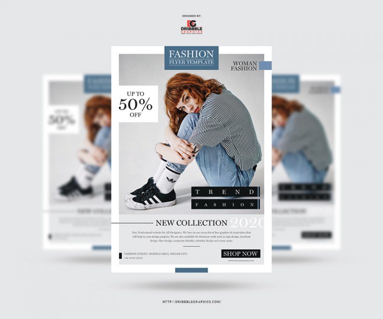 Free Modern Fashion Flyer Template in PSD - PSDFlyer