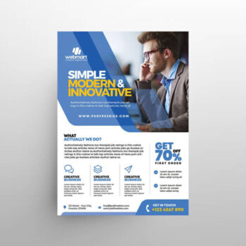 Business Corporate Ads Free Flyer Template (PSD) - PSDFlyer