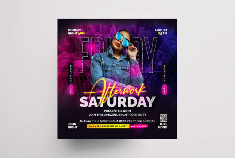 City Urban Party Free PSD Flyer Template - PSDFlyer