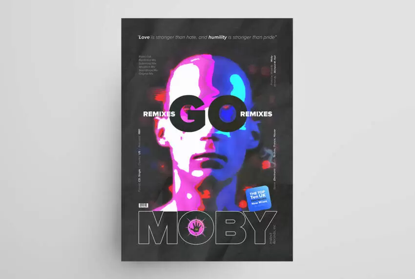 Retro Rave Party Free PSD Flyer Template - PSDFlyer