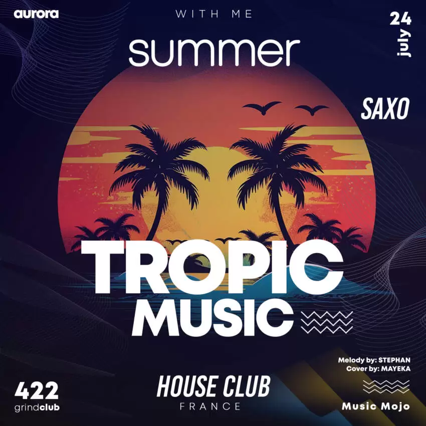 Sunset Event Party Free Instagram Post PSD - PSDFlyer